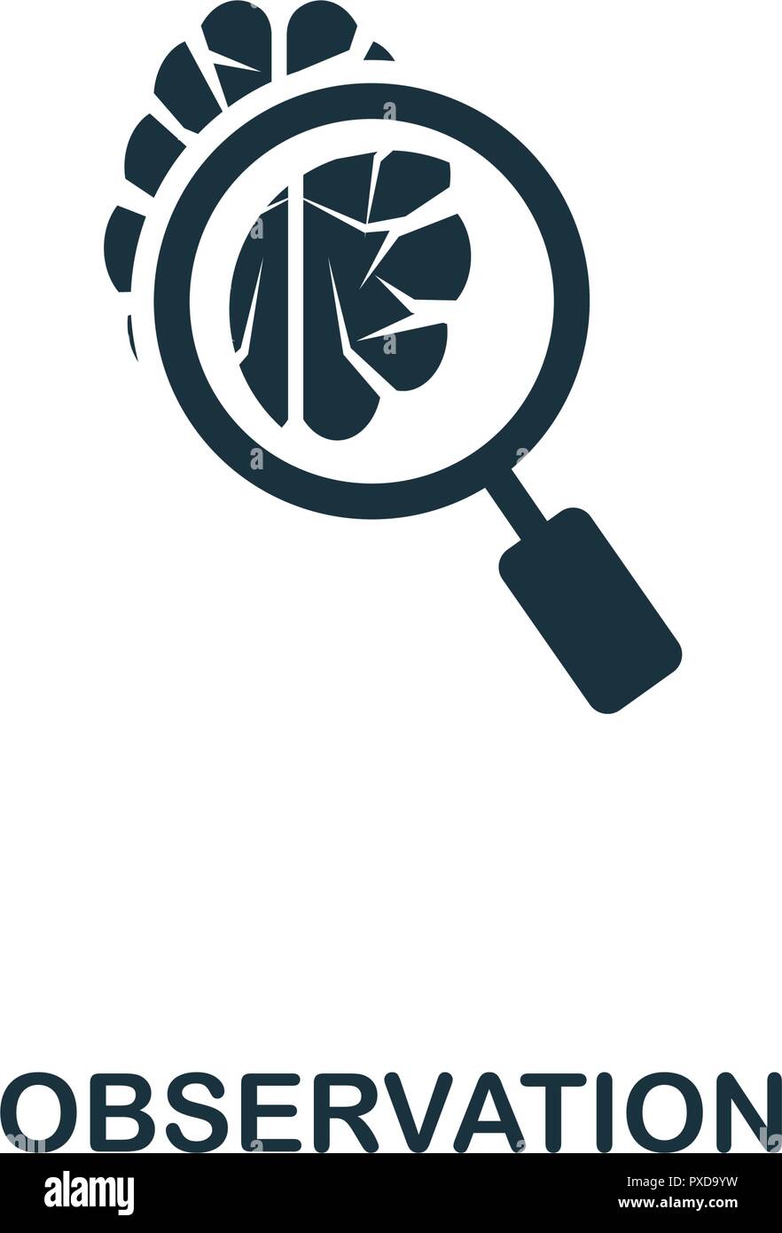 Observation icon. Premium style design from artificial intelligence ...