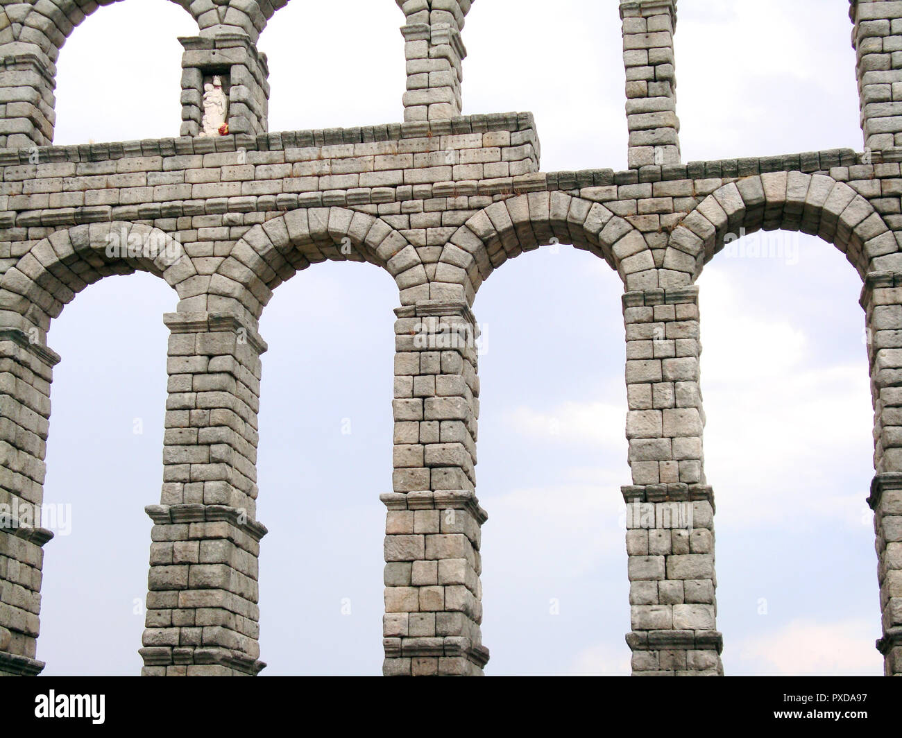 Historical monument built with stone as Roman aqueduct Stock Photo - Alamy