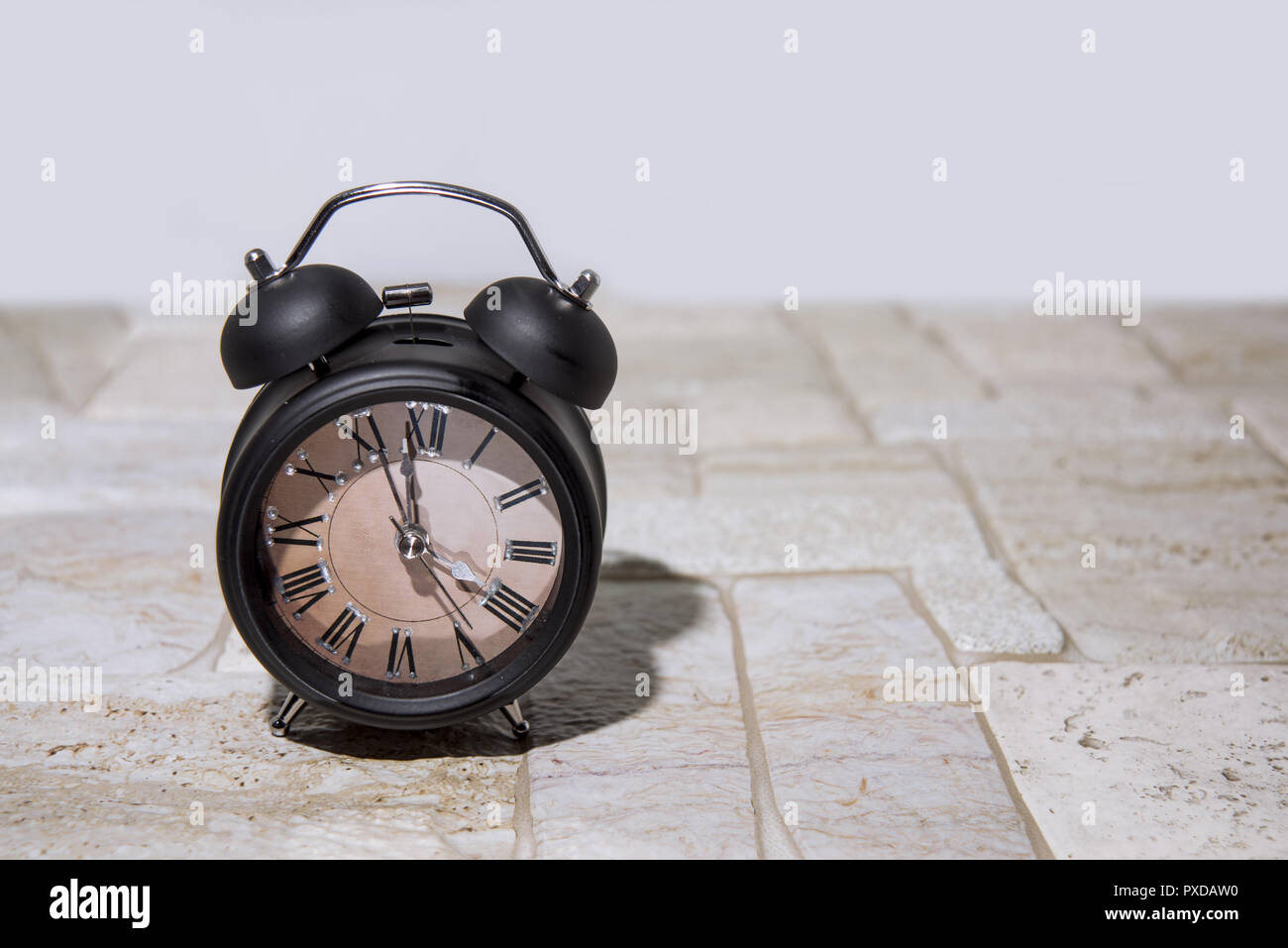 Daylight Saving Time. Wall Clock going to winter time. Autumn ...