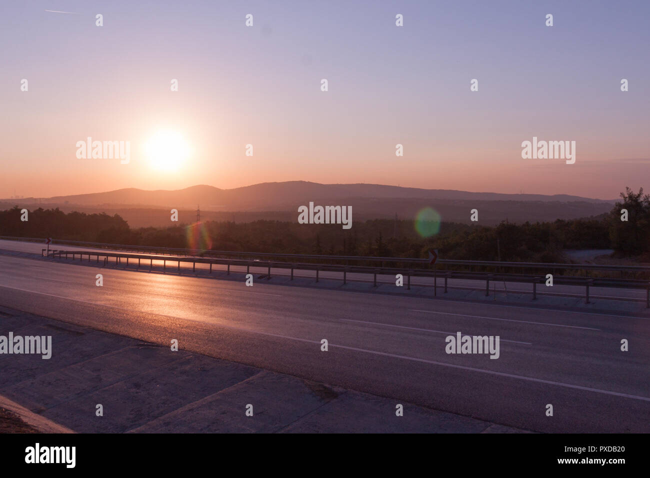 Way heaven sunset hi-res stock photography and images - Alamy