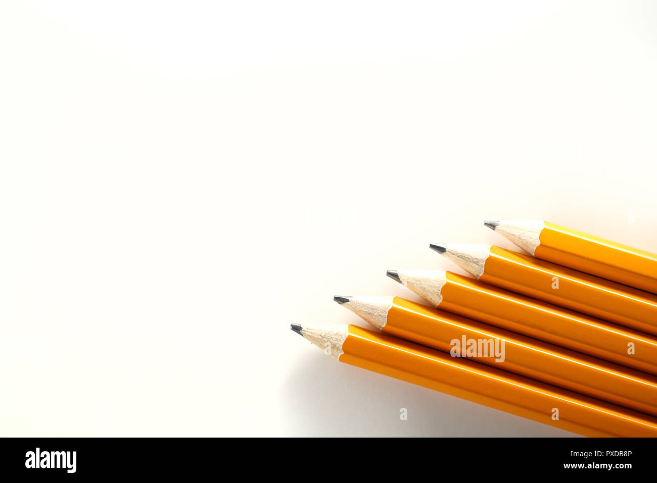 Group five pencils hi-res stock photography and images - Alamy