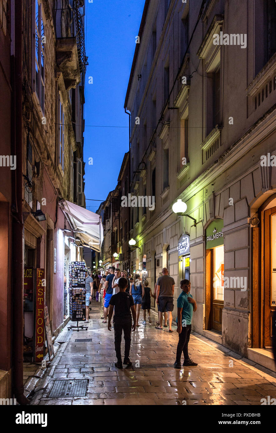 Marble street zadar hi-res stock photography and images - Alamy