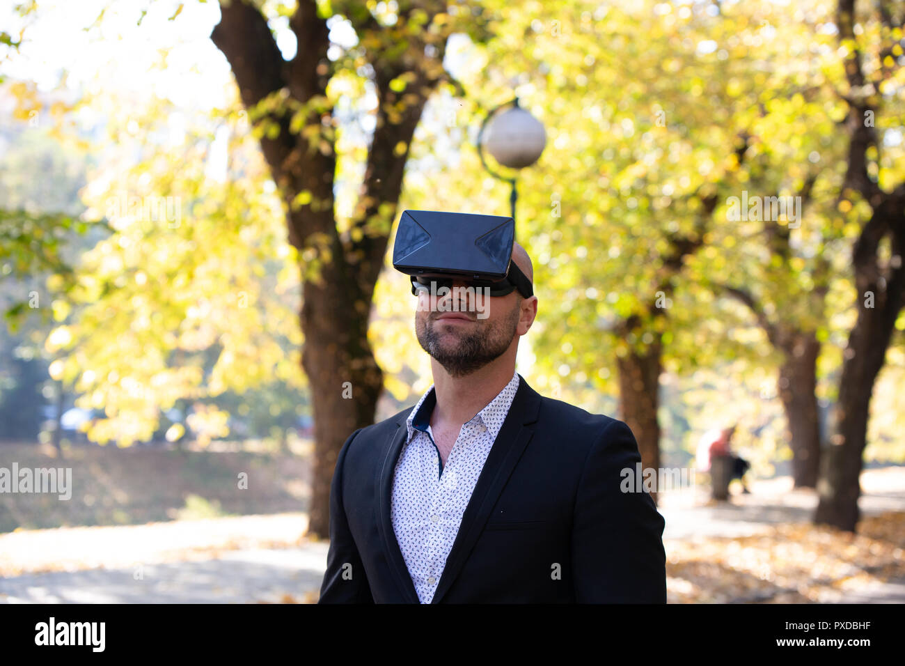 Futuristic headset hi-res stock photography and images - Alamy