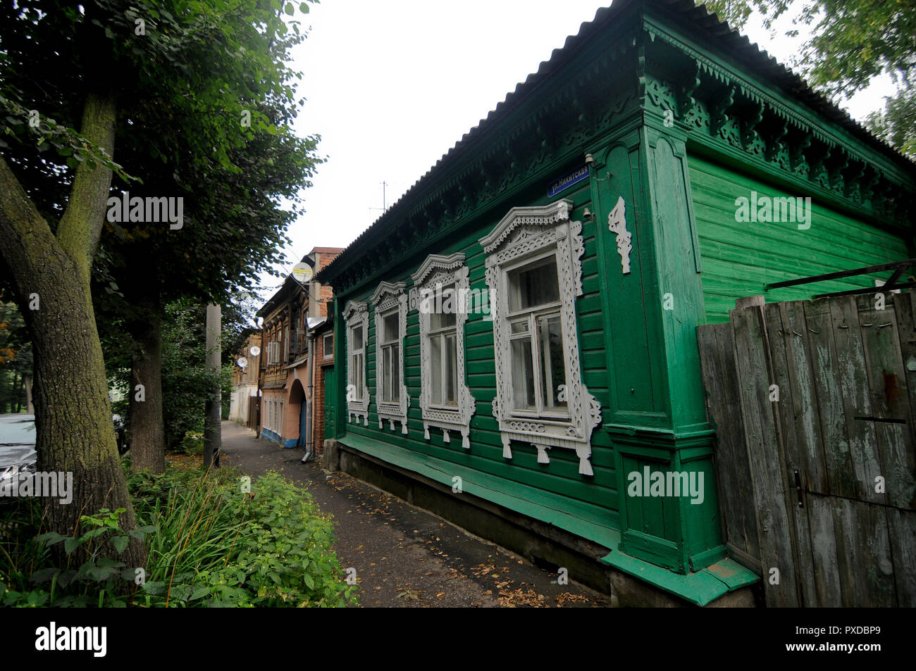 Traditional russian dacha house. Vladimir, Russia Stock Photo - Alamy