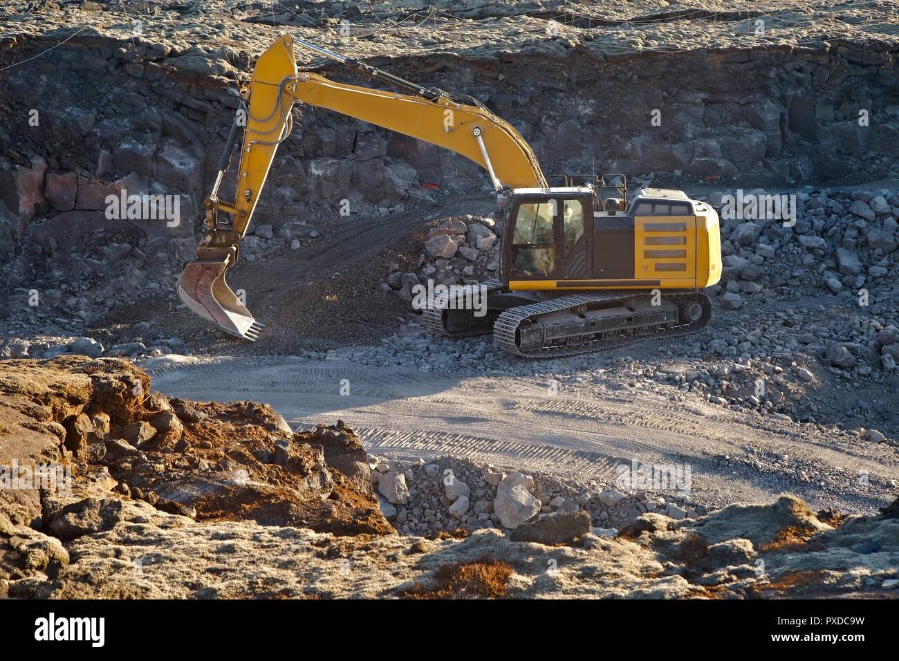 Construction site machinery Stock Photo - Alamy