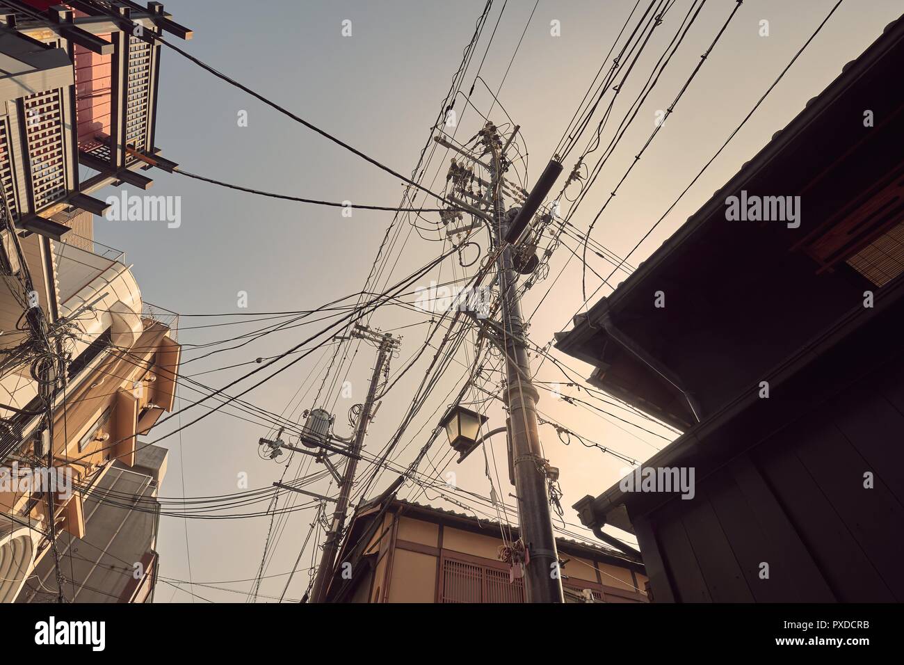 Japanese electric pole hi-res stock photography and images - Alamy
