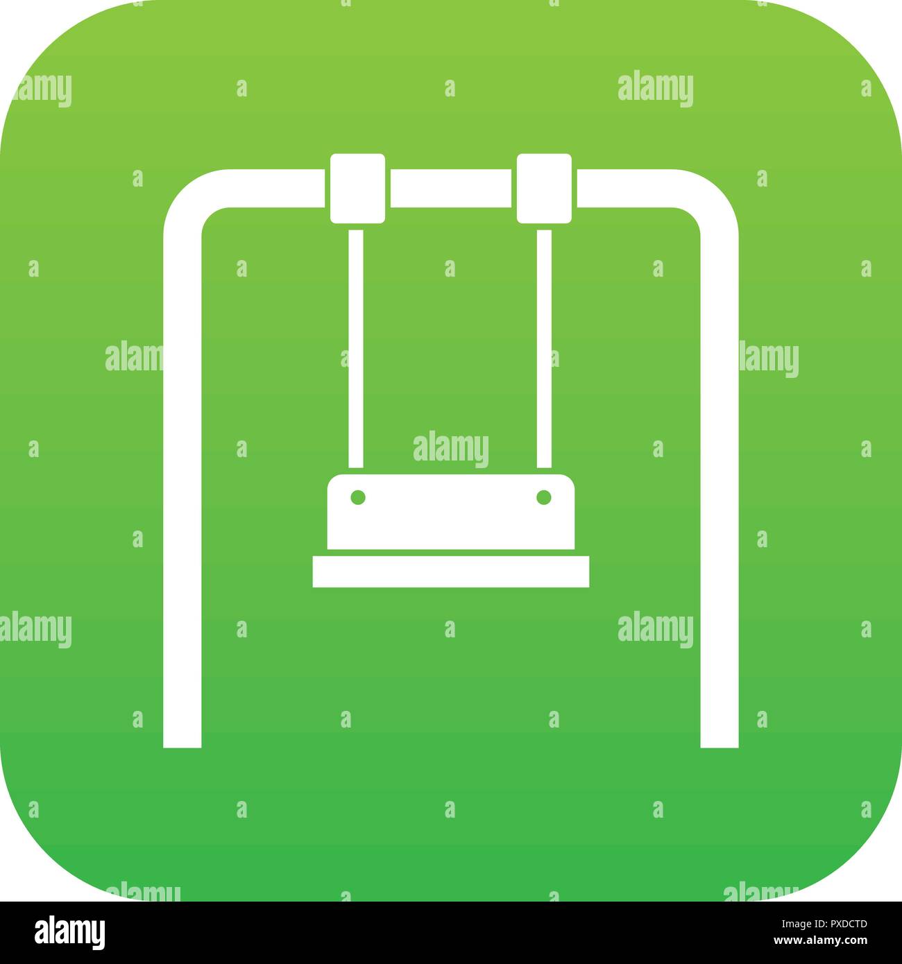 Swing icon digital green Stock Vector Image & Art - Alamy