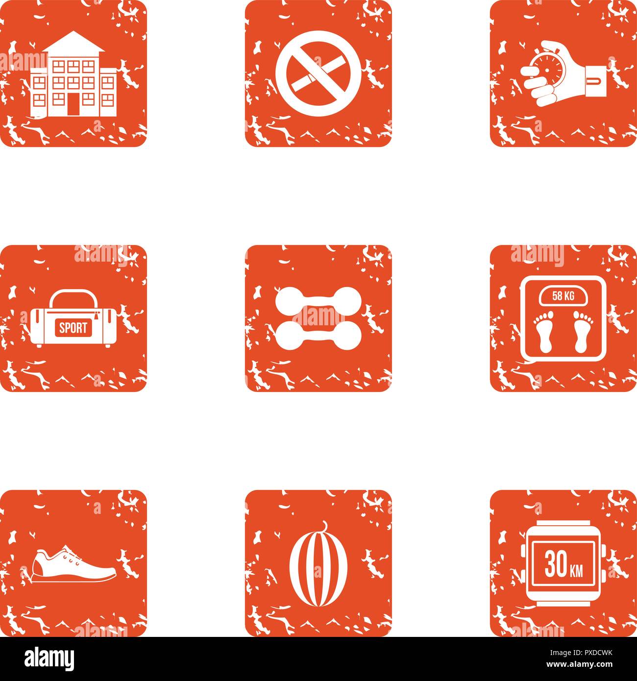 Exercises distance Stock Vector Images - Alamy