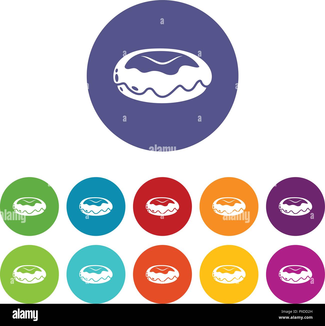 Simple cake for kids with candy Stock Vector Images - Alamy