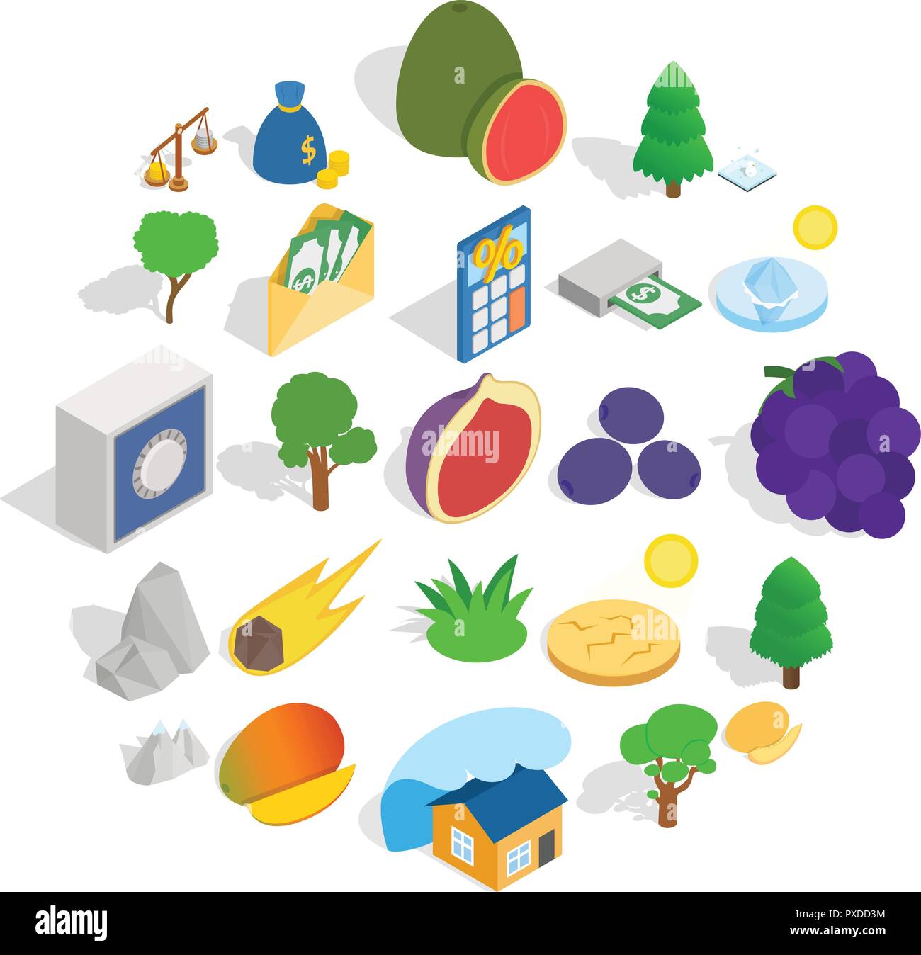 Planet without people Stock Vector Images - Alamy