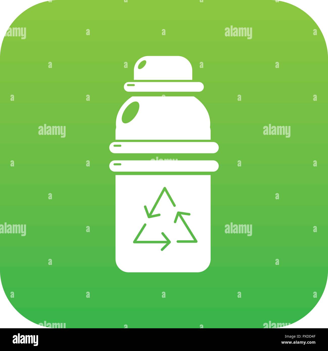 Purified water container icon green vector Stock Vector Image & Art - Alamy