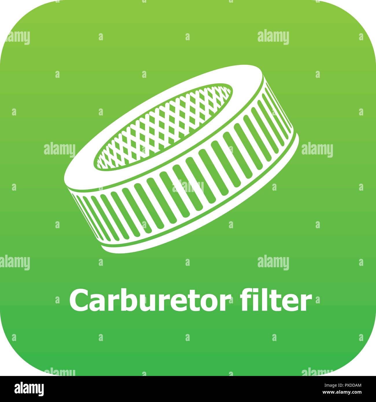 Car air filters icon green vector Stock Vector Image & Art - Alamy
