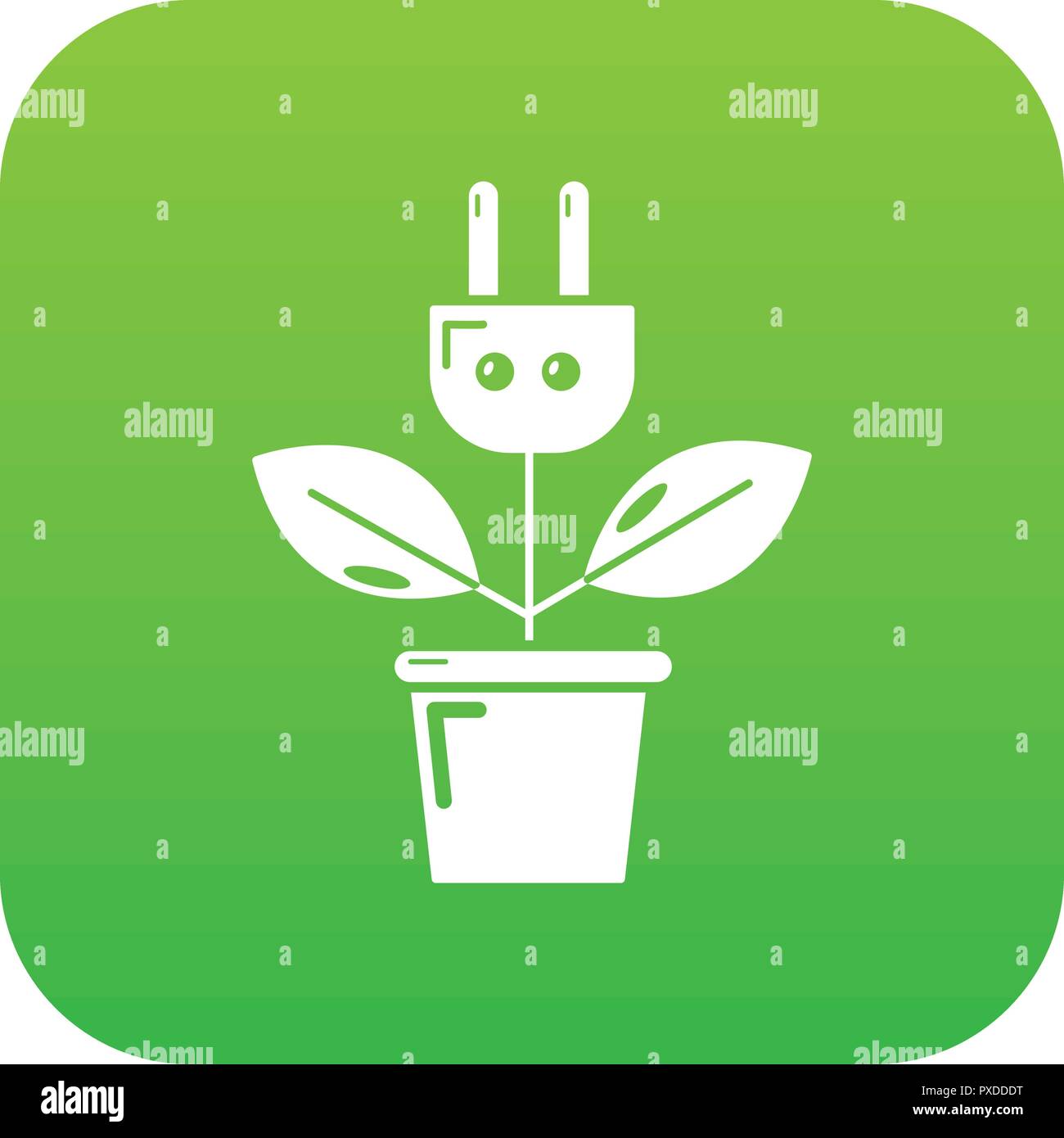 Plug plant garden Stock Vector Images - Alamy