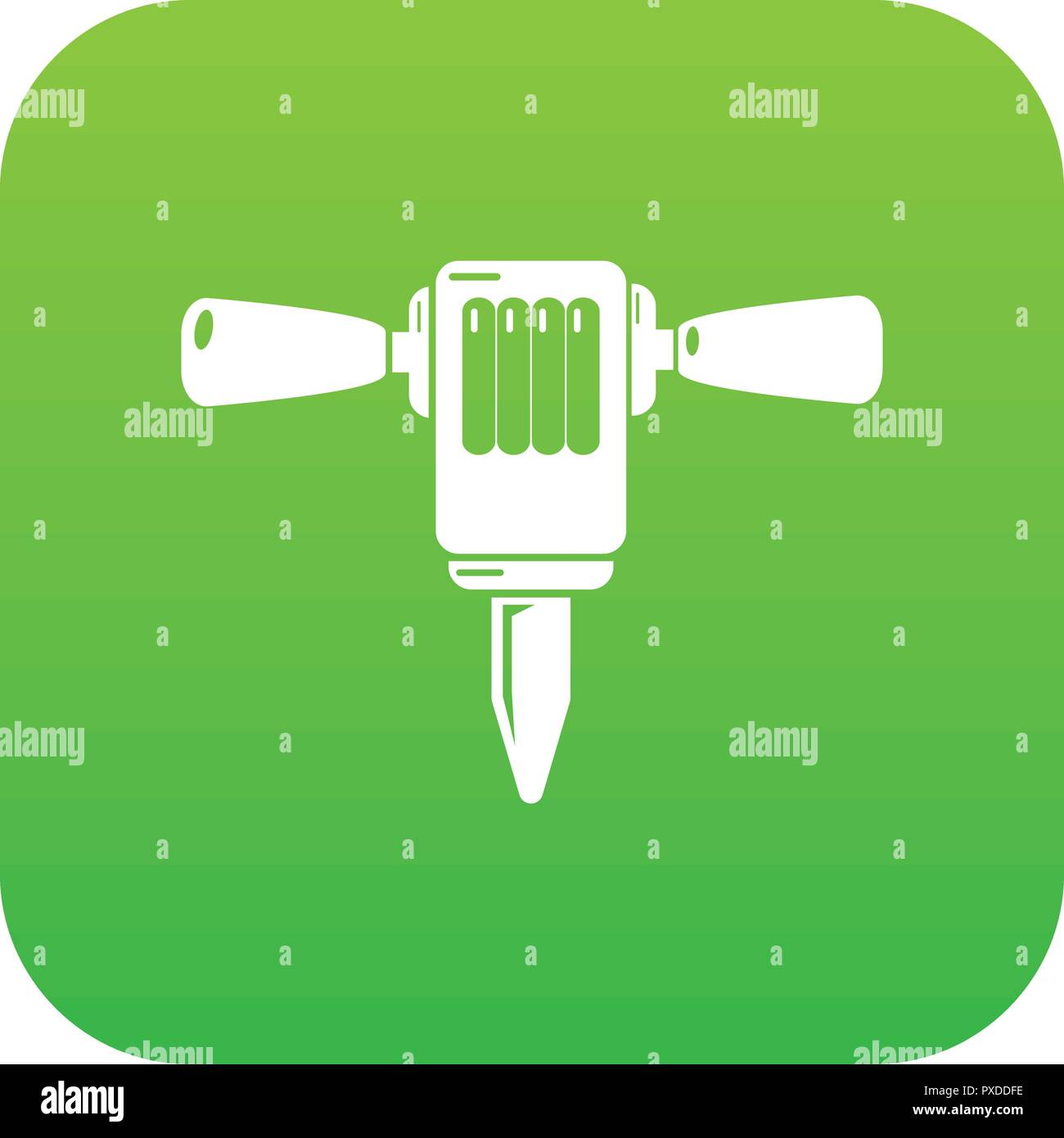 Illustration rock drilling machine Stock Vector Images - Alamy