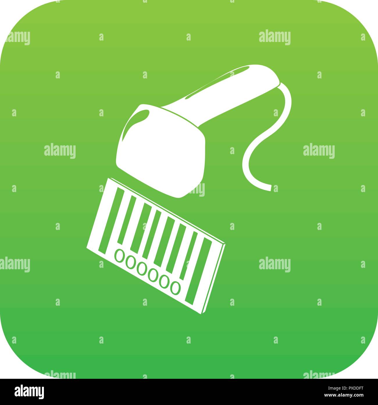 Market code scanner icon green vector Stock Vector Image & Art - Alamy