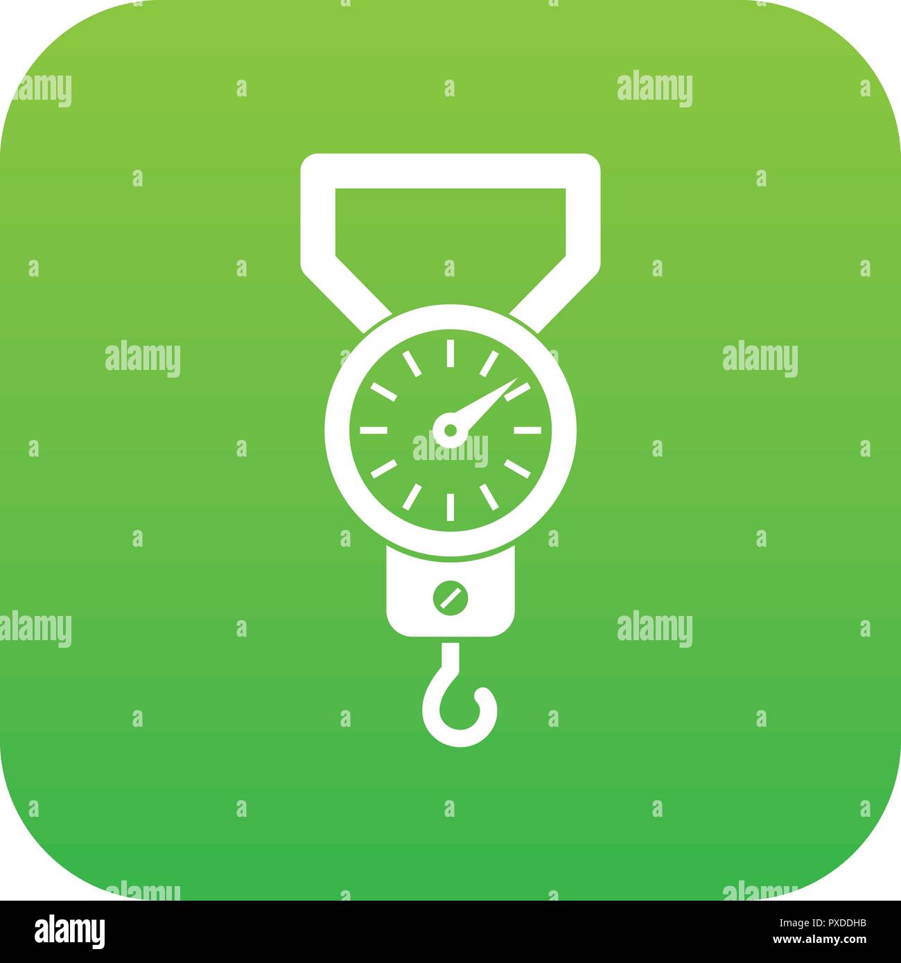 Spring scale icon digital green Stock Vector Image & Art - Alamy
