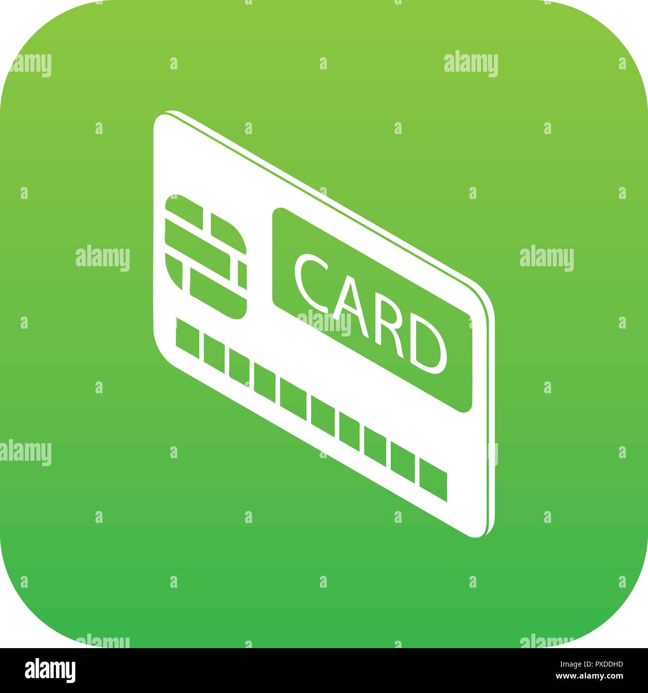 Credit card icon green vector Stock Vector Image & Art - Alamy