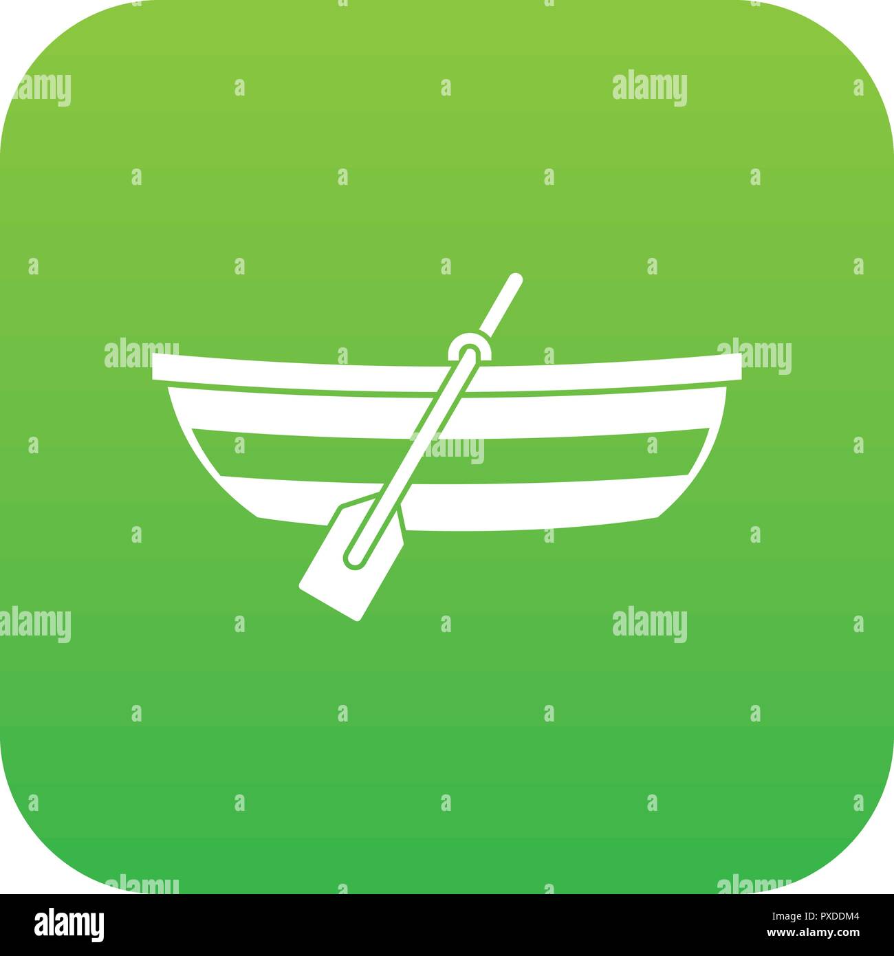 Rowing green boat Stock Vector Images - Alamy