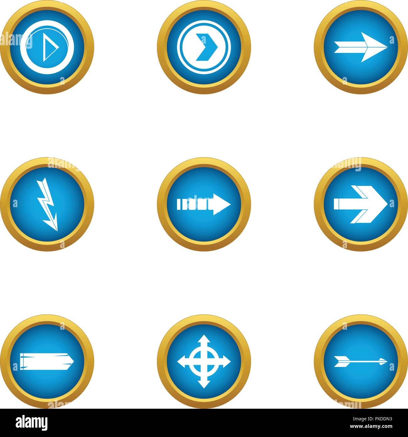 Insertion cursor icons set, flat style Stock Vector Image & Art - Alamy