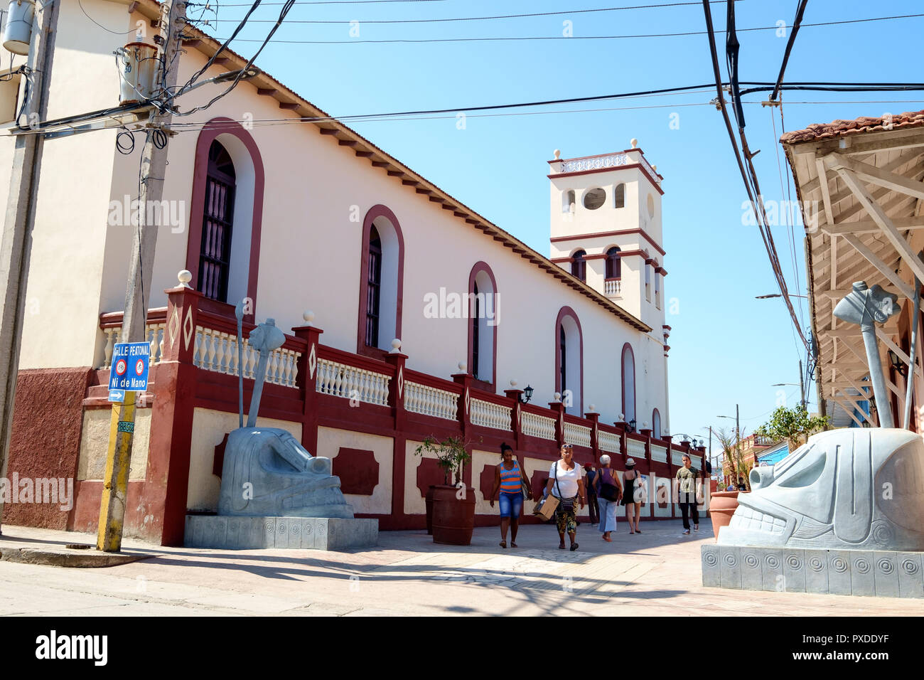 Spanish Colonial Building in Baracoa, Cuba Stock Photo - Alamy