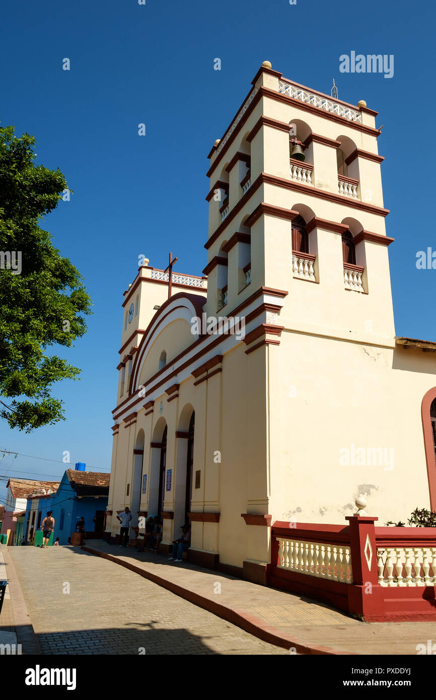 Spanish Colonial Church in Baracoa, Cuba Stock Photo - Alamy