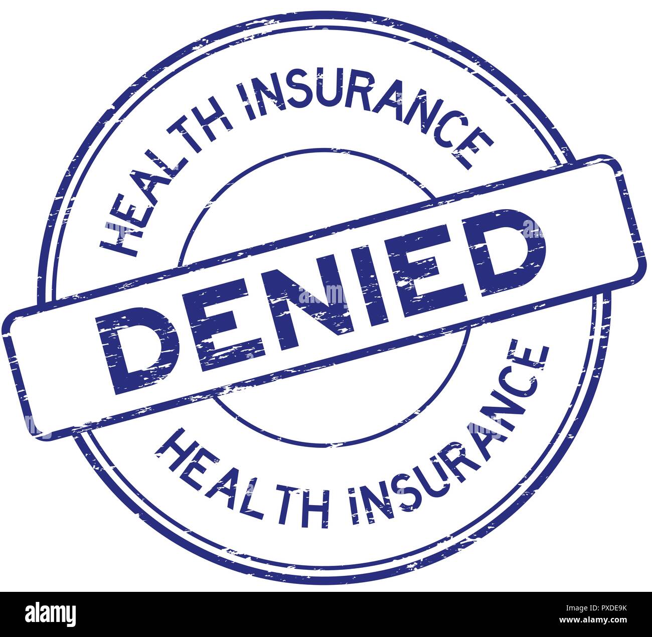 Claim denied stamp Stock Vector Images - Alamy