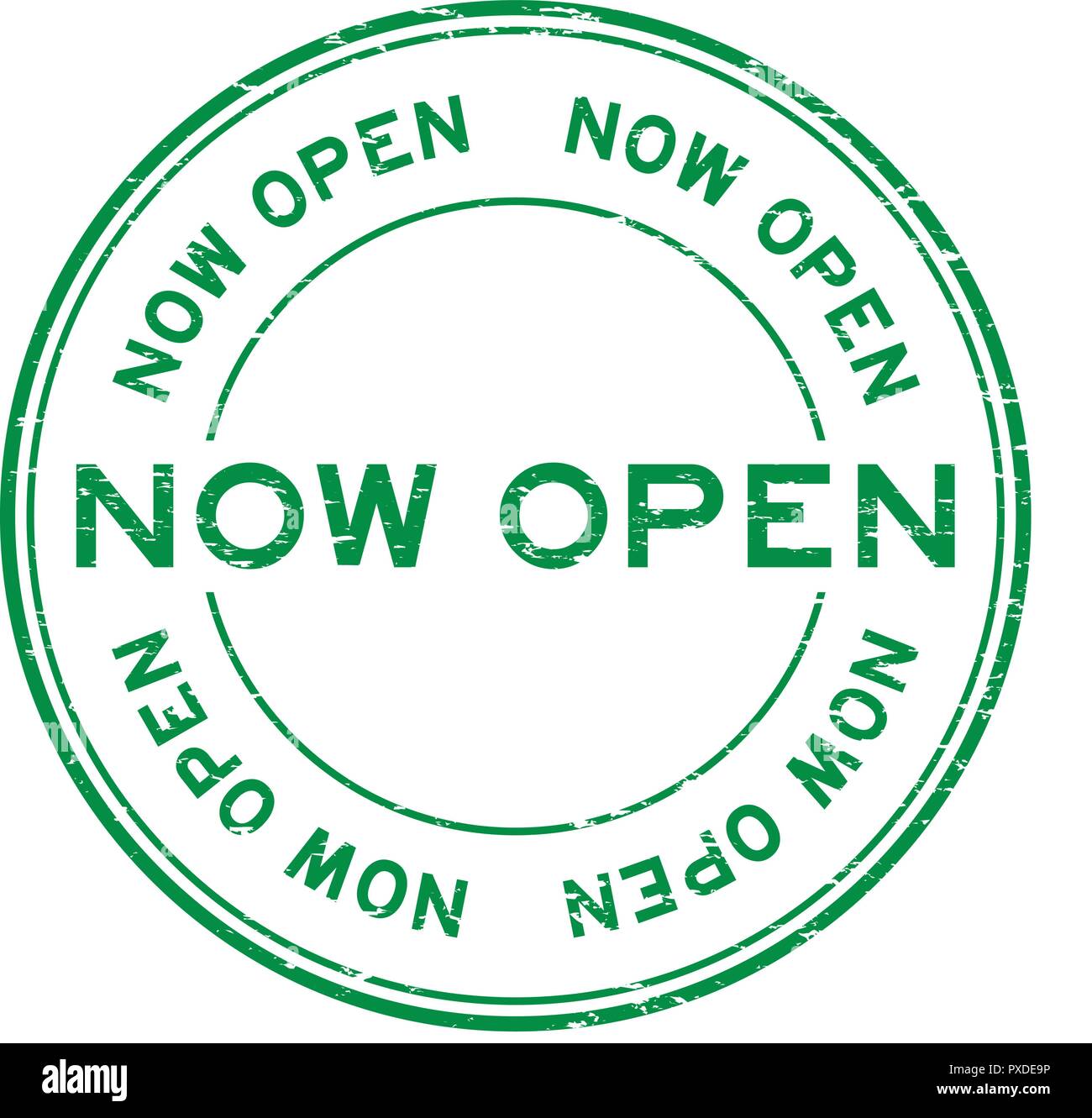 Business open as usual sign Stock Vector Images - Alamy