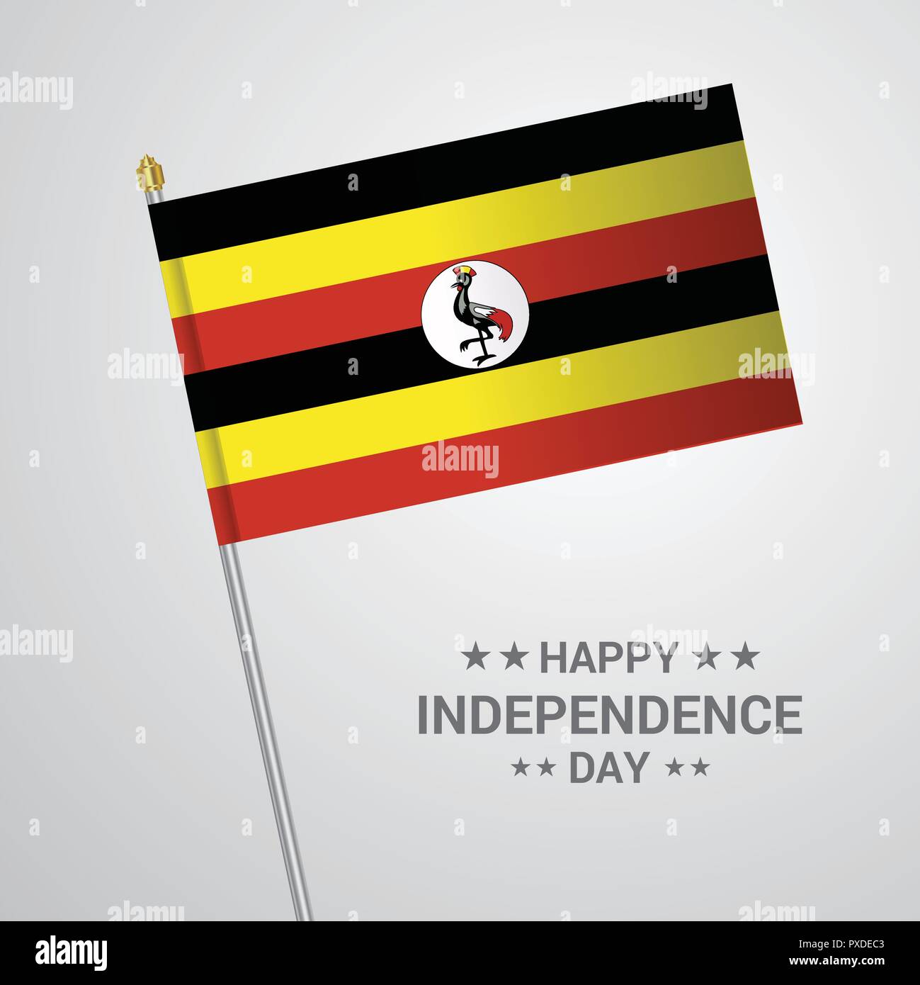 Ugandan independence day Stock Vector Images - Alamy