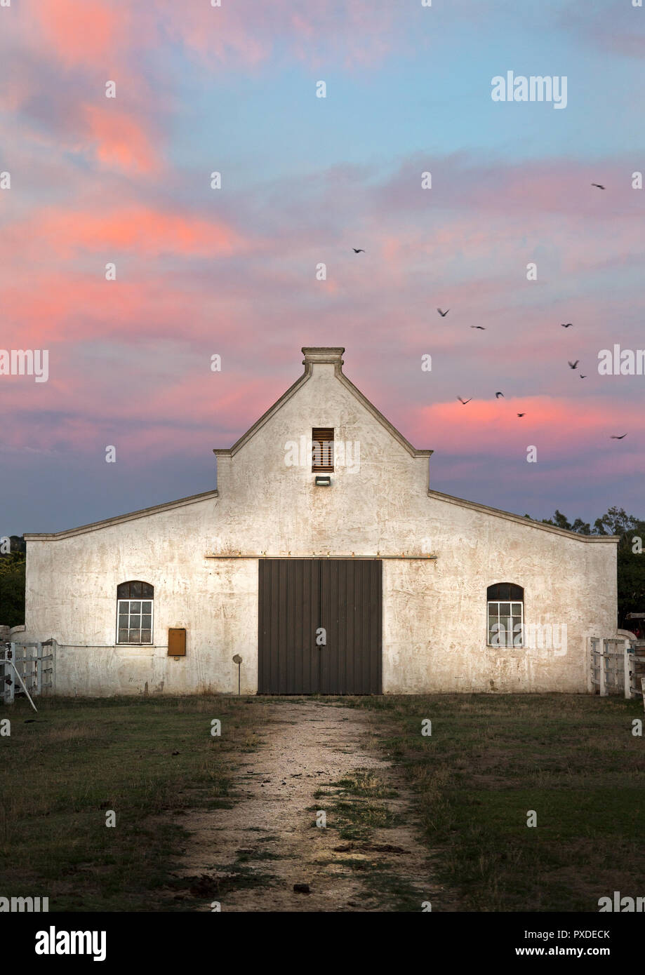 Large horse stables inspired by traditional Dutch architecture taken at ...