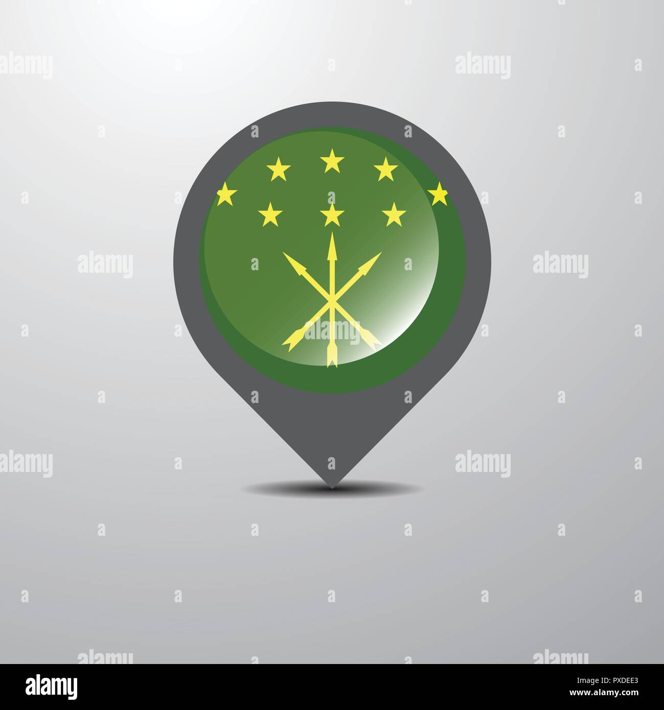 Adygea map hi-res stock photography and images - Alamy