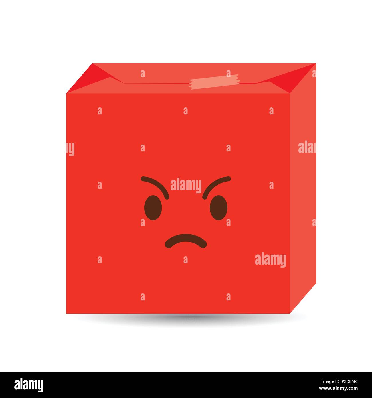 Angry emoji icon design vector Stock Vector Image & Art - Alamy