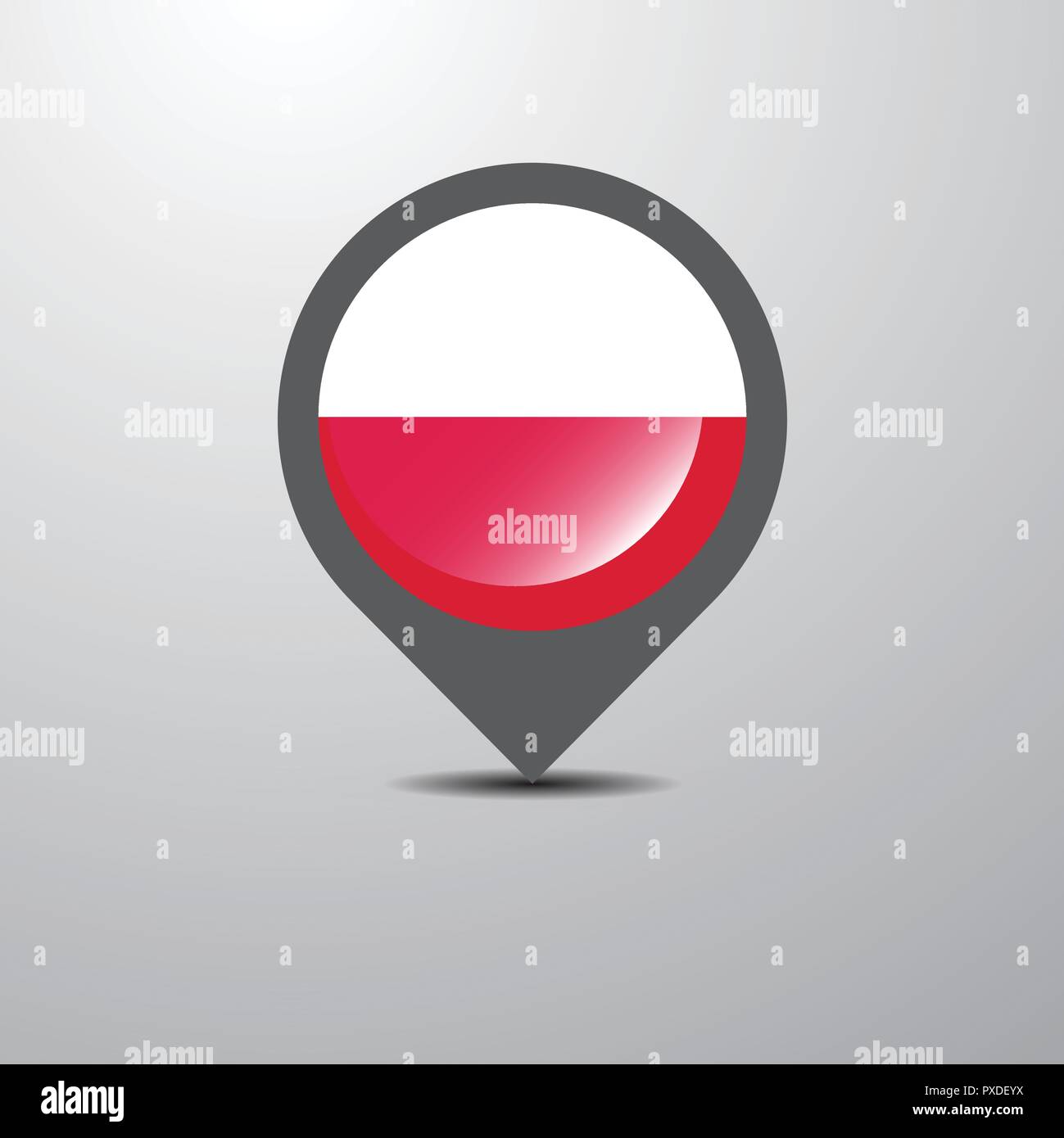 Poland pin Stock Vector Images - Alamy