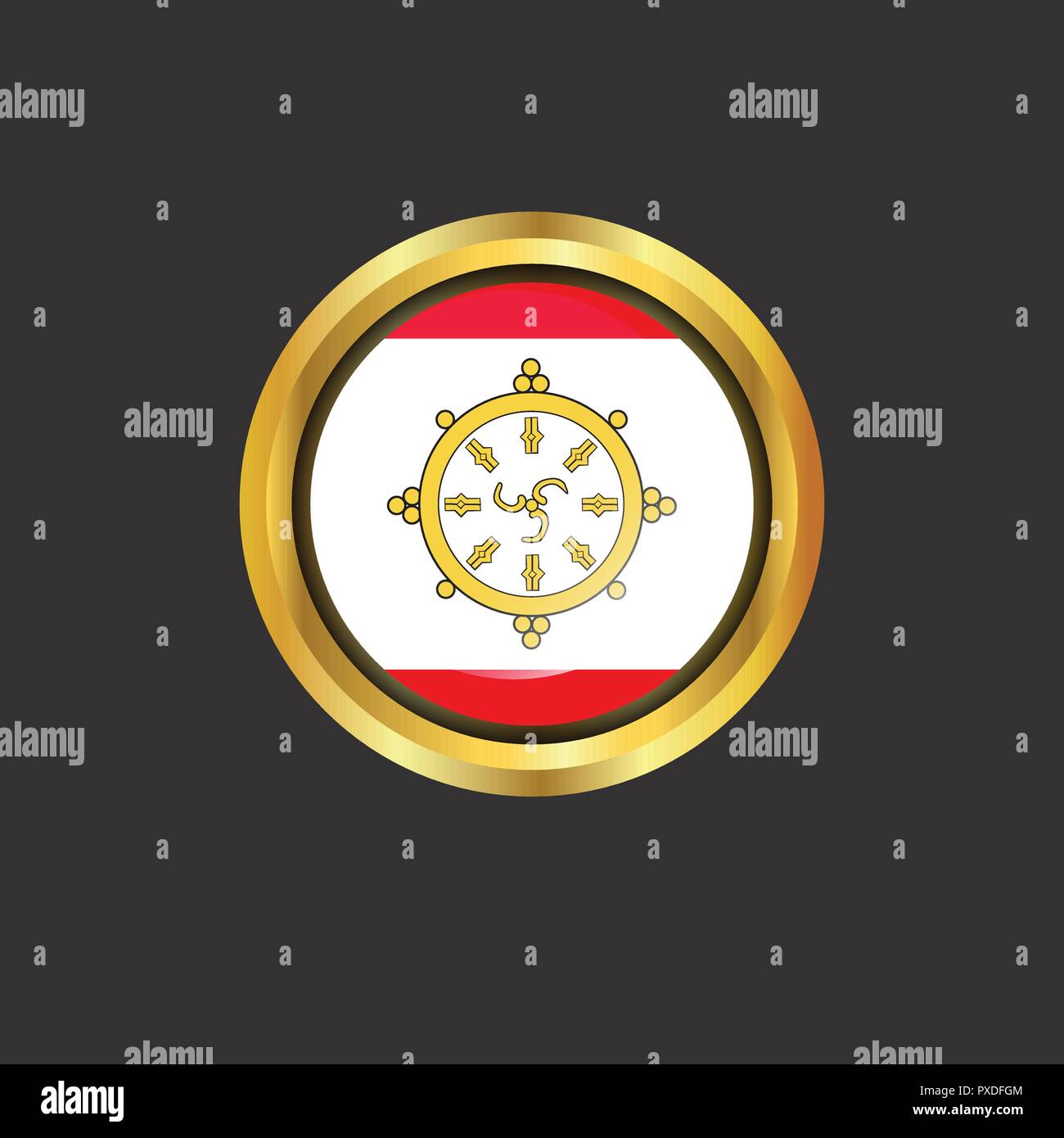 Flag of sikkim Stock Vector Images - Alamy