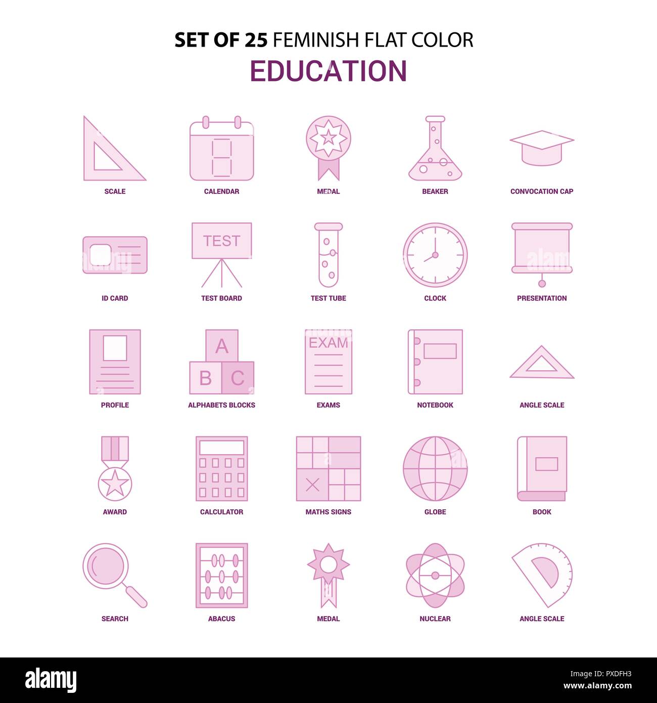 Education exams calculator Stock Vector Images - Alamy