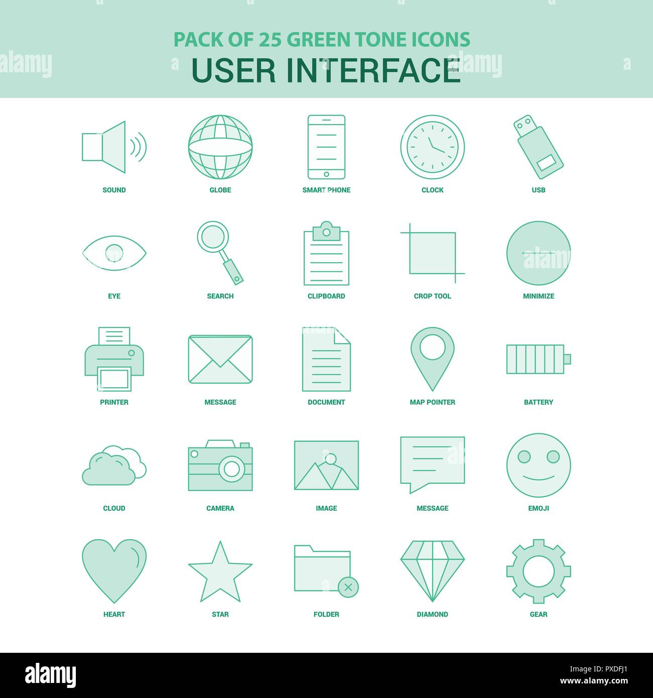 Green line map pointer heart hi-res stock photography and images - Alamy