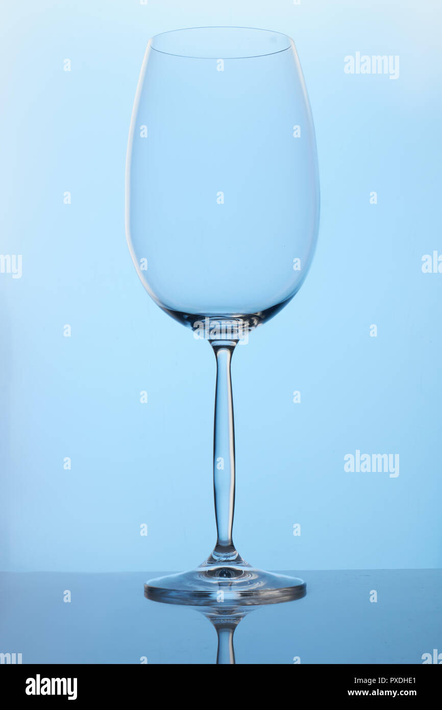 Empty wine glass Stock Photo - Alamy