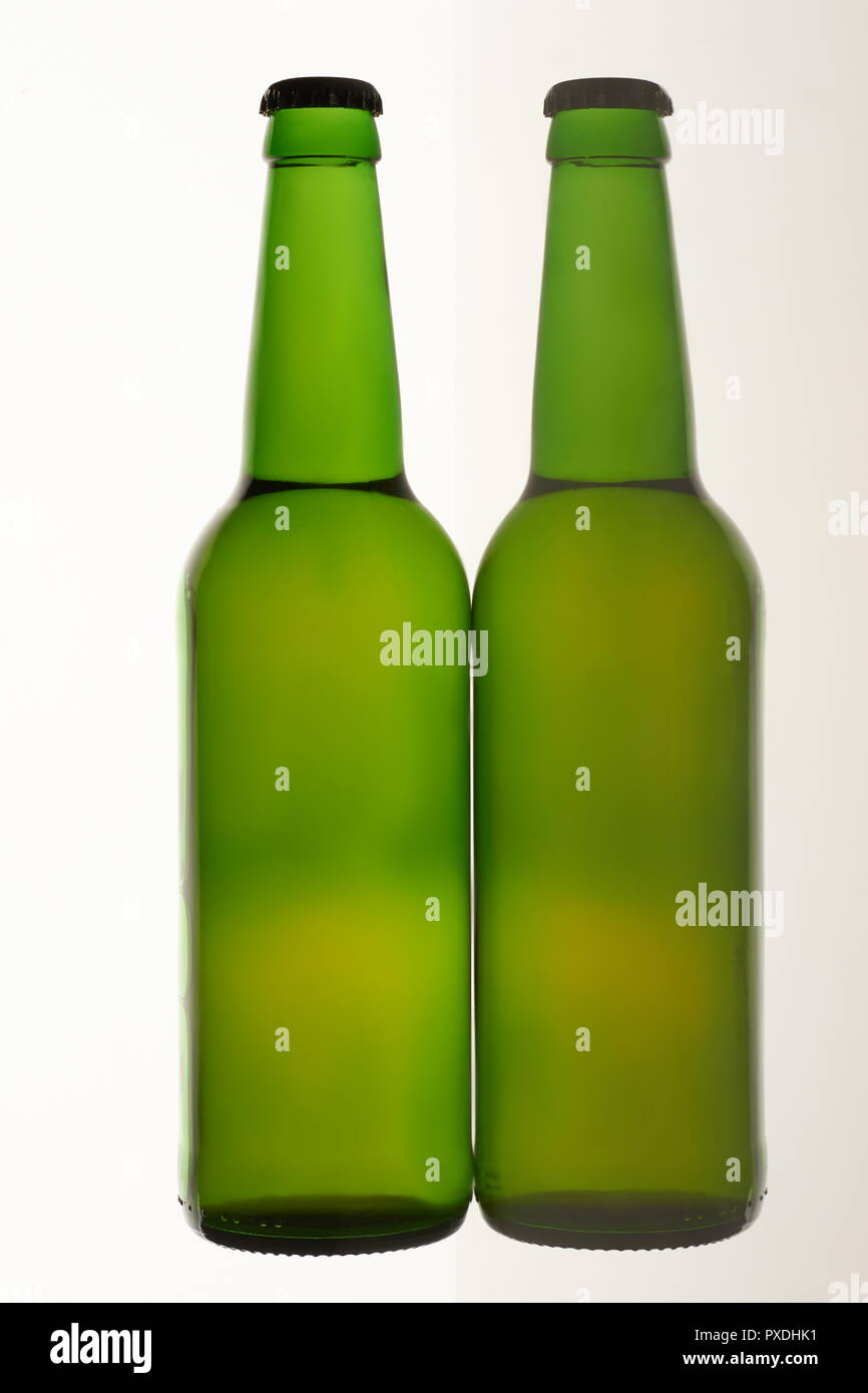 Two green beer bottles Stock Photo - Alamy Two green beer bottles Stock Photo - Alamy