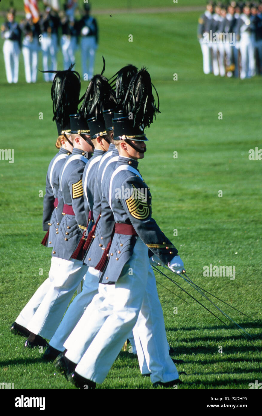 Formal Cadet Parade at the United States Military Academy, West Point ...
