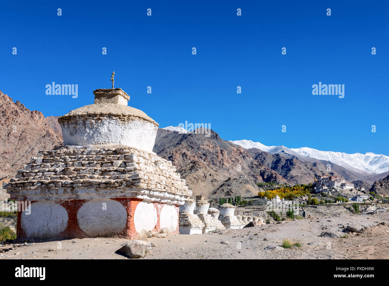 Likir Monastery or Likir Gompa, Ladakh, India Stock Photo - Alamy
