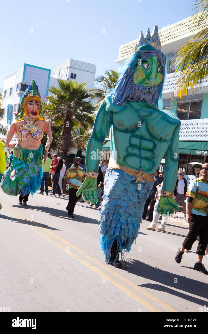 Miami Beach Florida,Ocean Drive,Art Deco Weekend,architecture festival ...