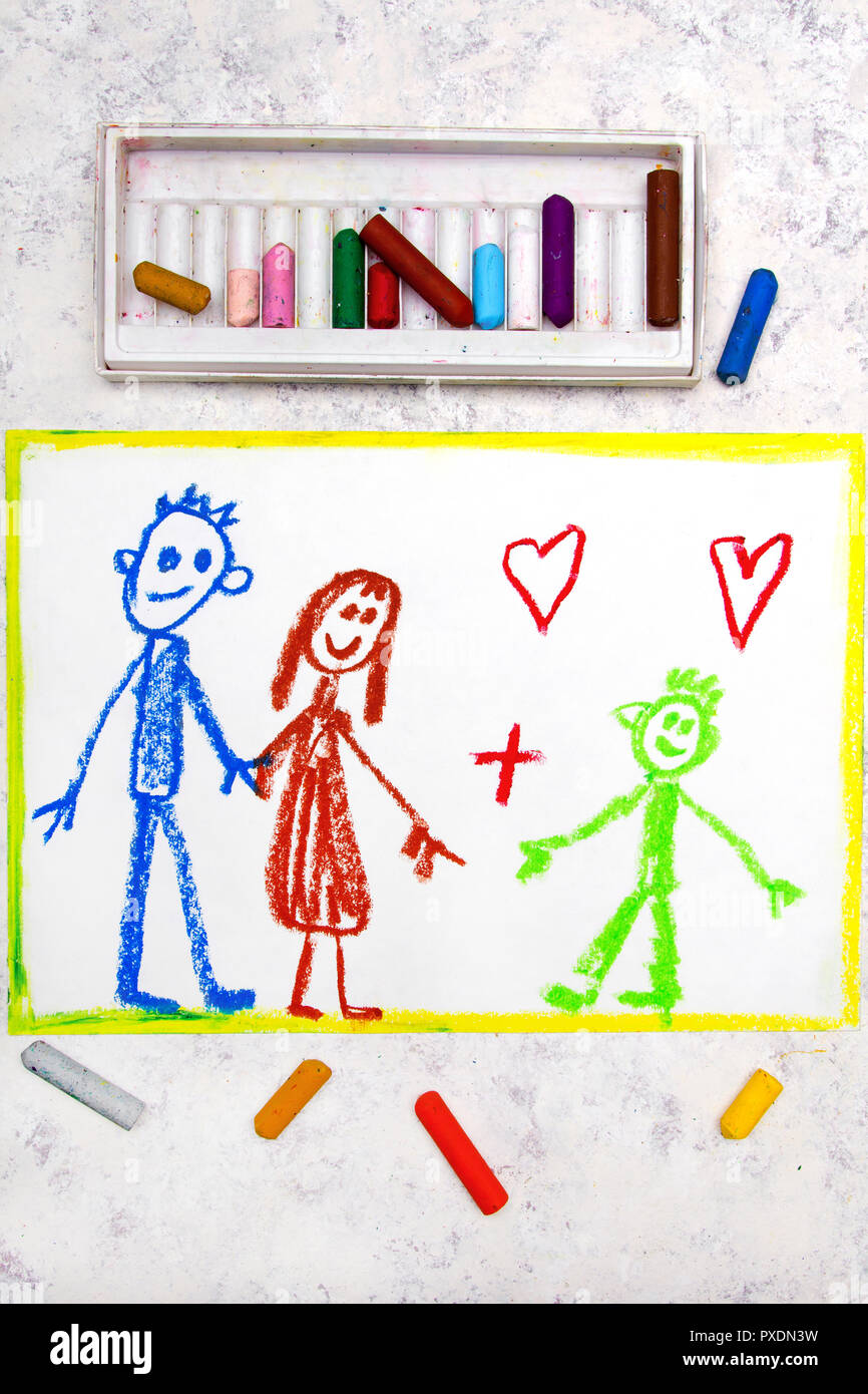 Family Cartoon Happy Sun Love Drawing Father Mother High Resolution ...