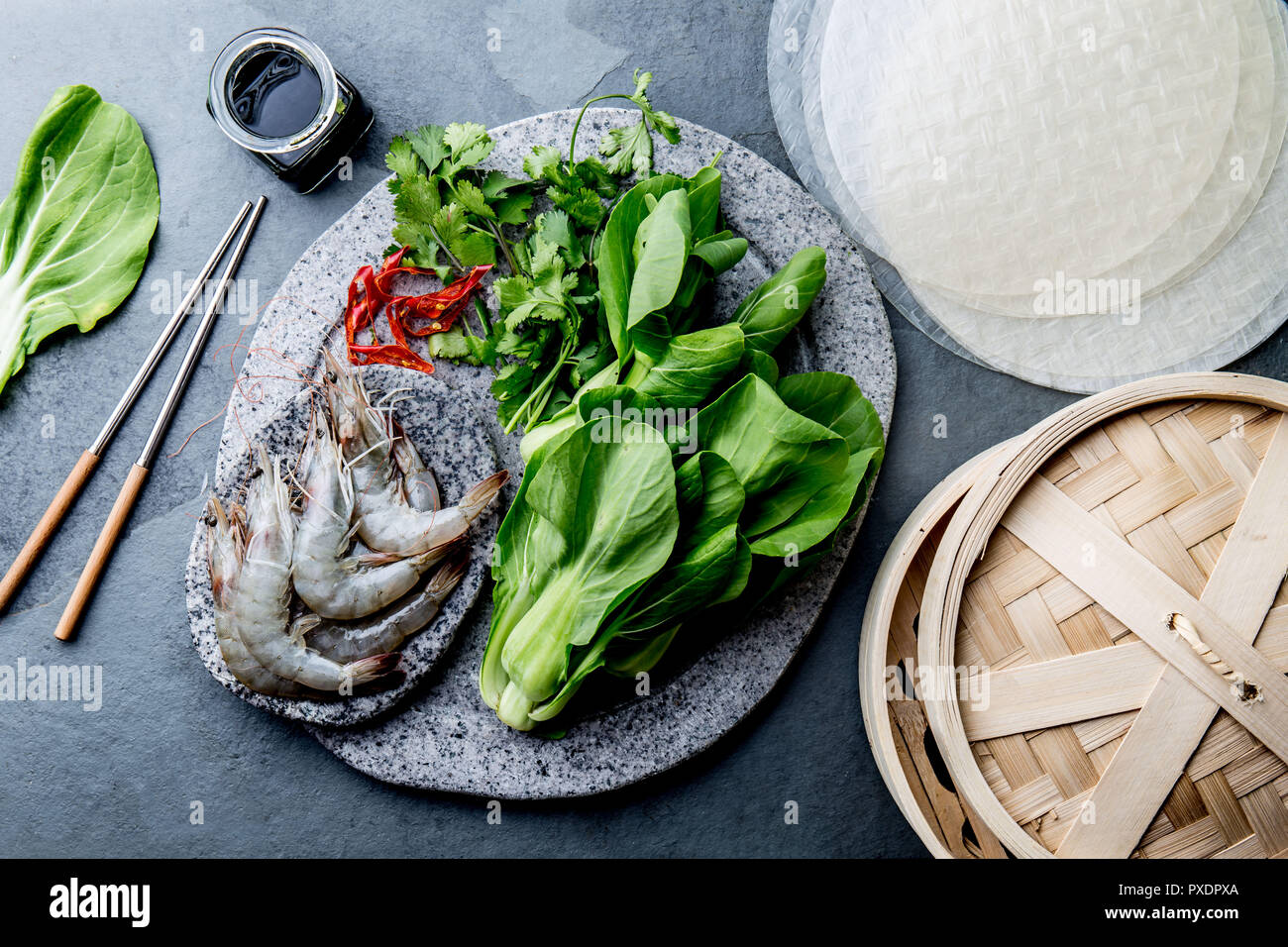 Asian cooking ingredients hi-res stock photography and images - Alamy