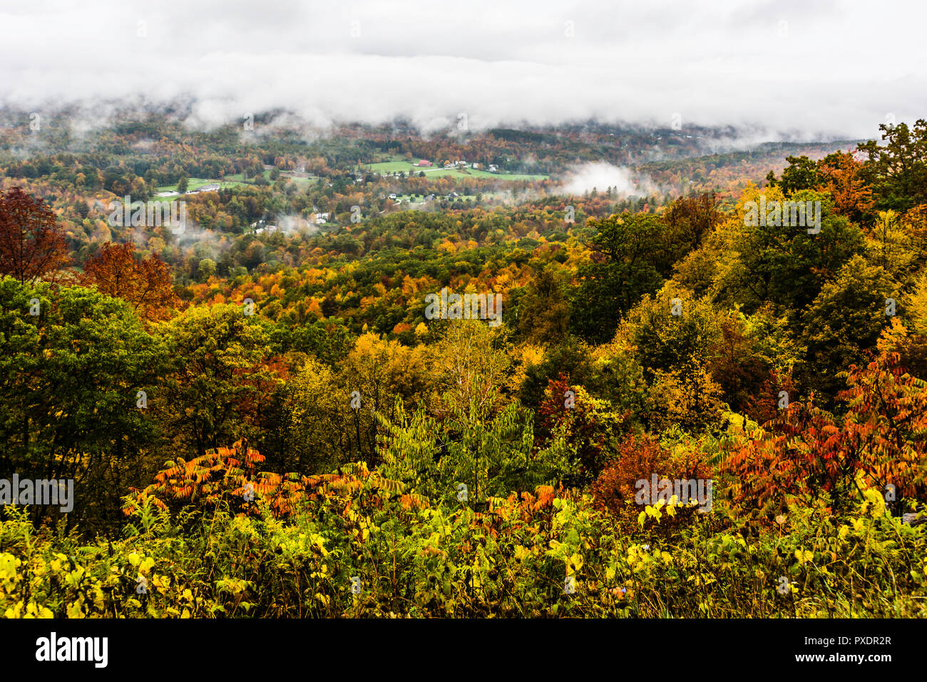 Overlook Mohawk Trail, Massachusetts, USA Stock Photo - Alamy