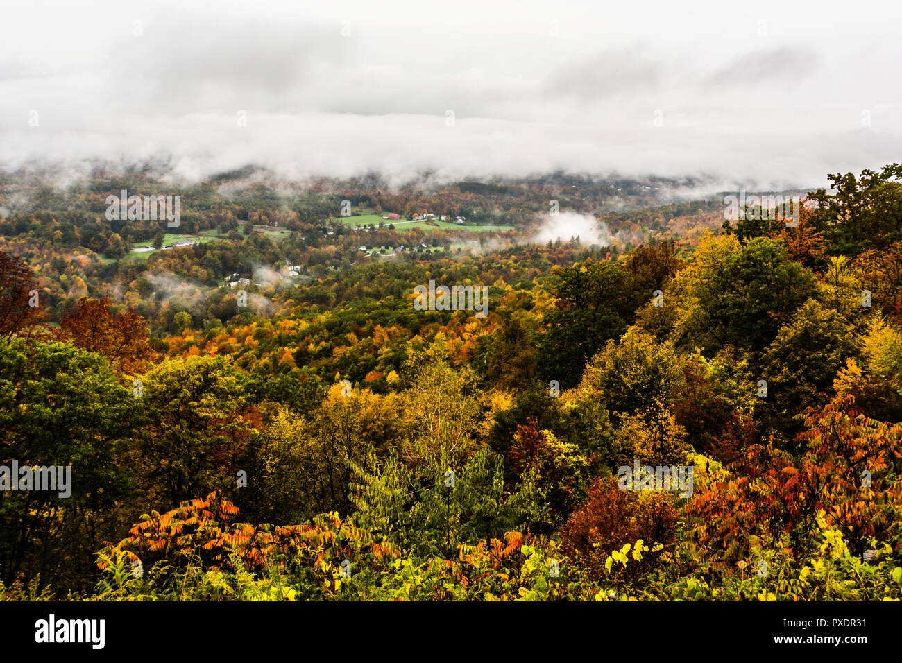 Overlook Mohawk Trail, Massachusetts, USA Stock Photo - Alamy