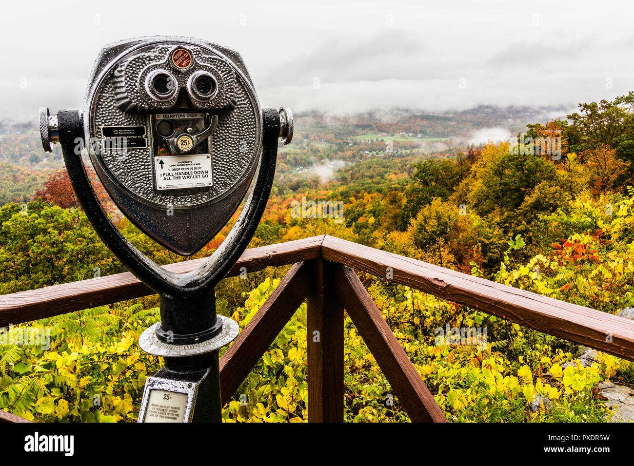 Overlook Mohawk Trail, Massachusetts, USA Stock Photo - Alamy
