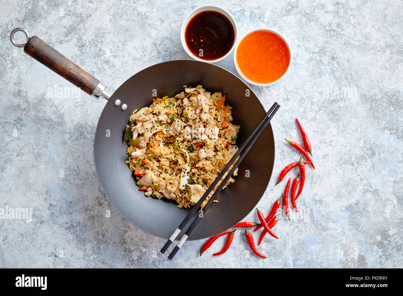 Chinese special fried rice hi-res stock photography and images - Alamy
