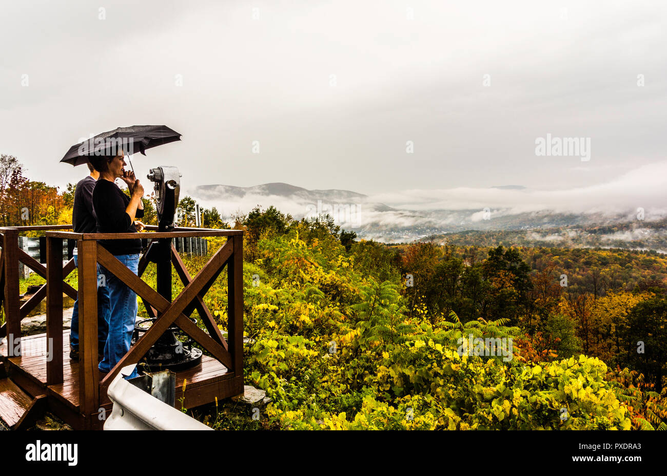 Overlook Mohawk Trail, Massachusetts, USA Stock Photo - Alamy