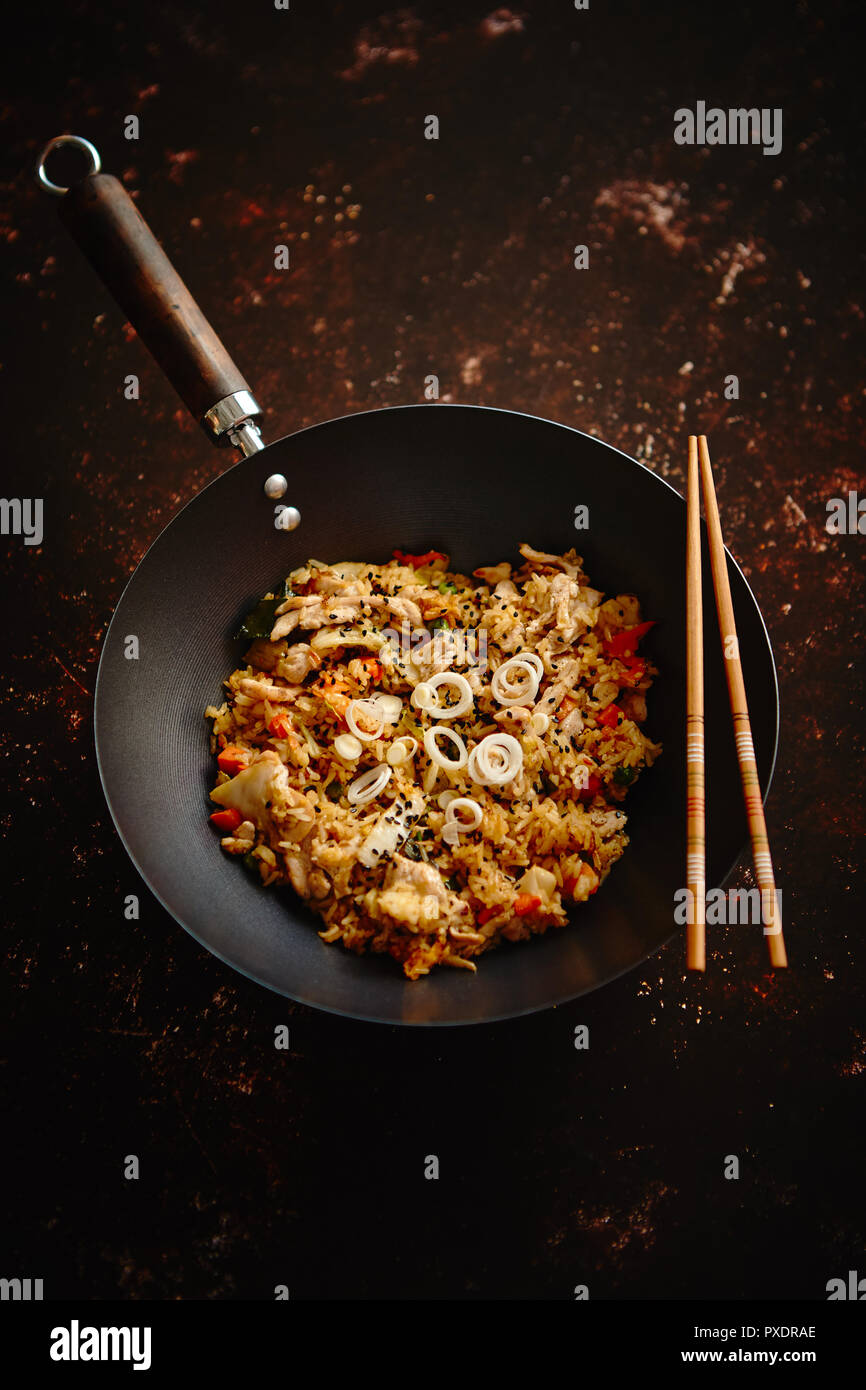 Special fried rice wok hi-res stock photography and images - Alamy