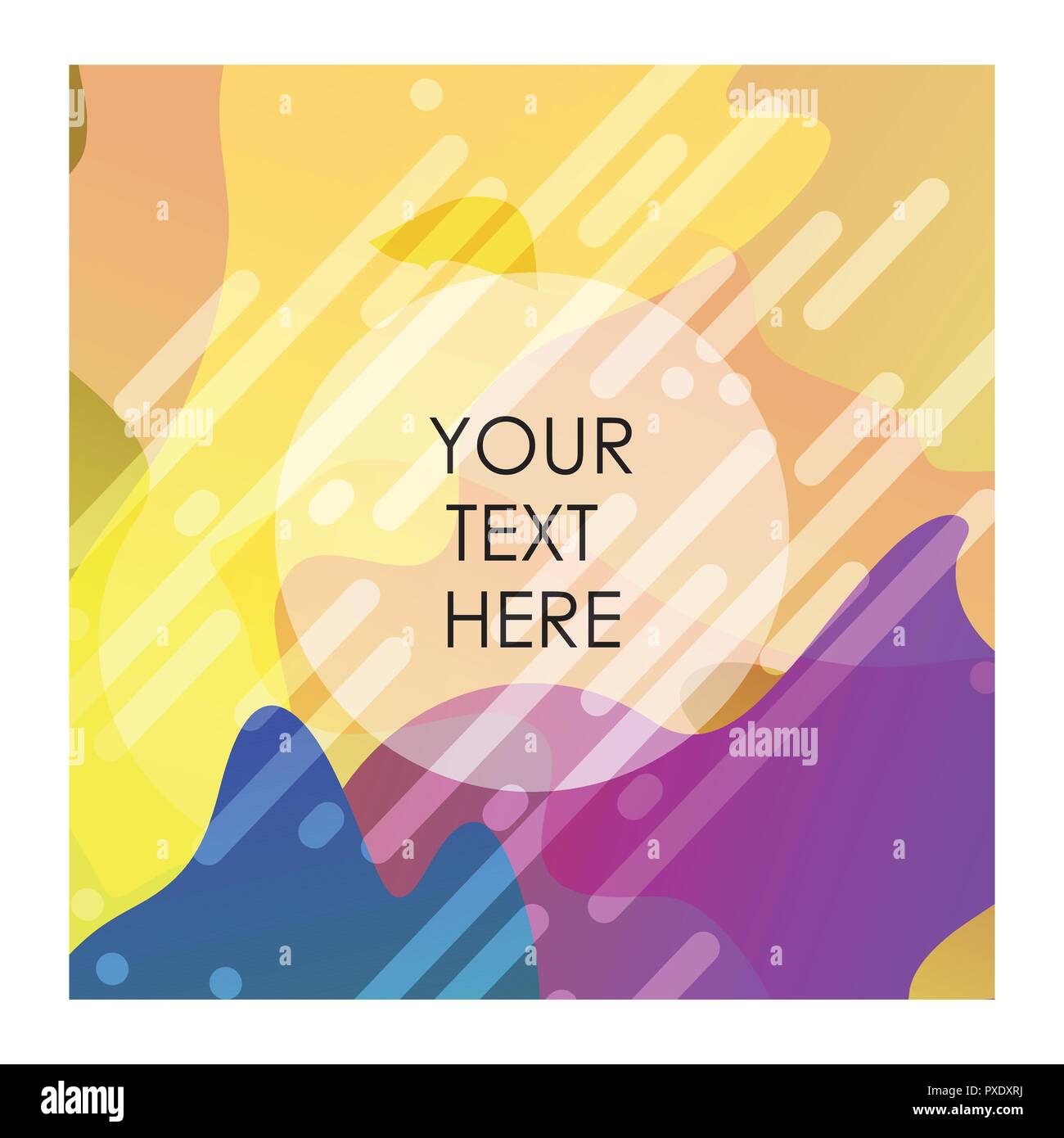 Multicolor background with typography vector Stock Vector Image & Art ...