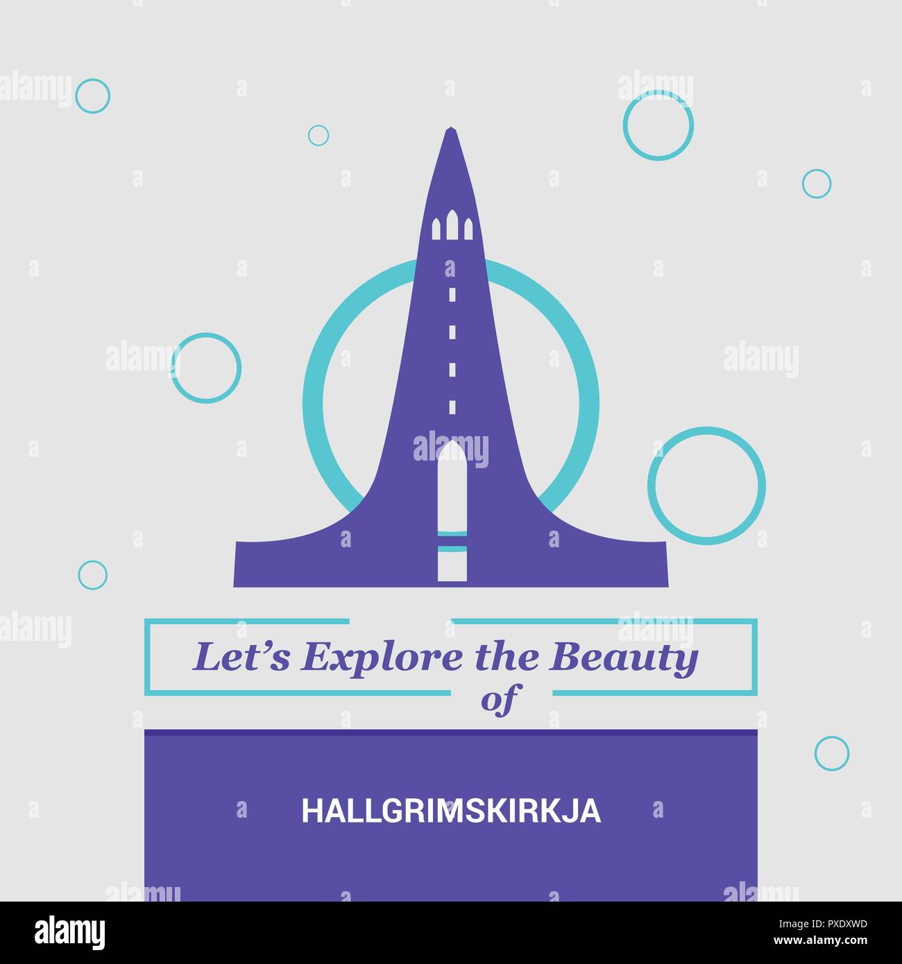 Hallgrimskirkja architecture Stock Vector Images - Alamy